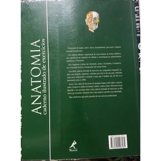 Livro - Anatomia: Caderno Ilustrado De Exercícios | Shopee Brasil