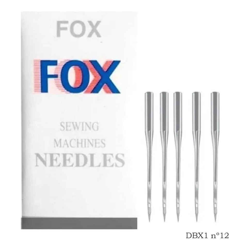 20 Agulha P/ Maquina Reta Industrial Cabo Fino Dbx1 FOX N12 | Shopee Brasil