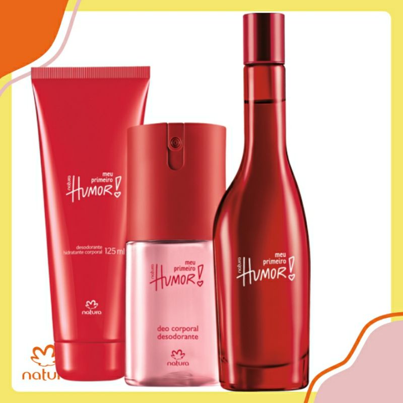 Kit Meu Primeiro Humor feminino. Natura. | Shopee Brasil