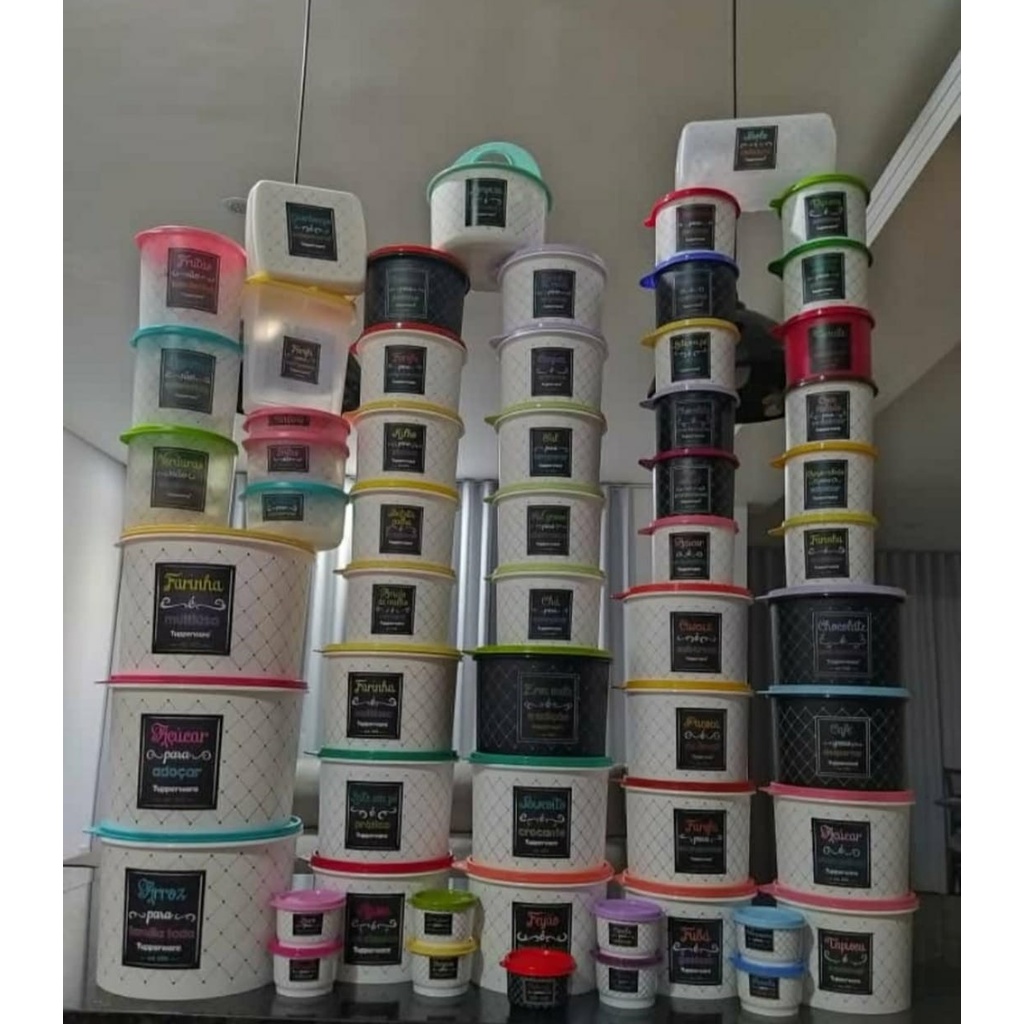 Linha Bistrô para mantimentos Tupperware | Shopee Brasil
