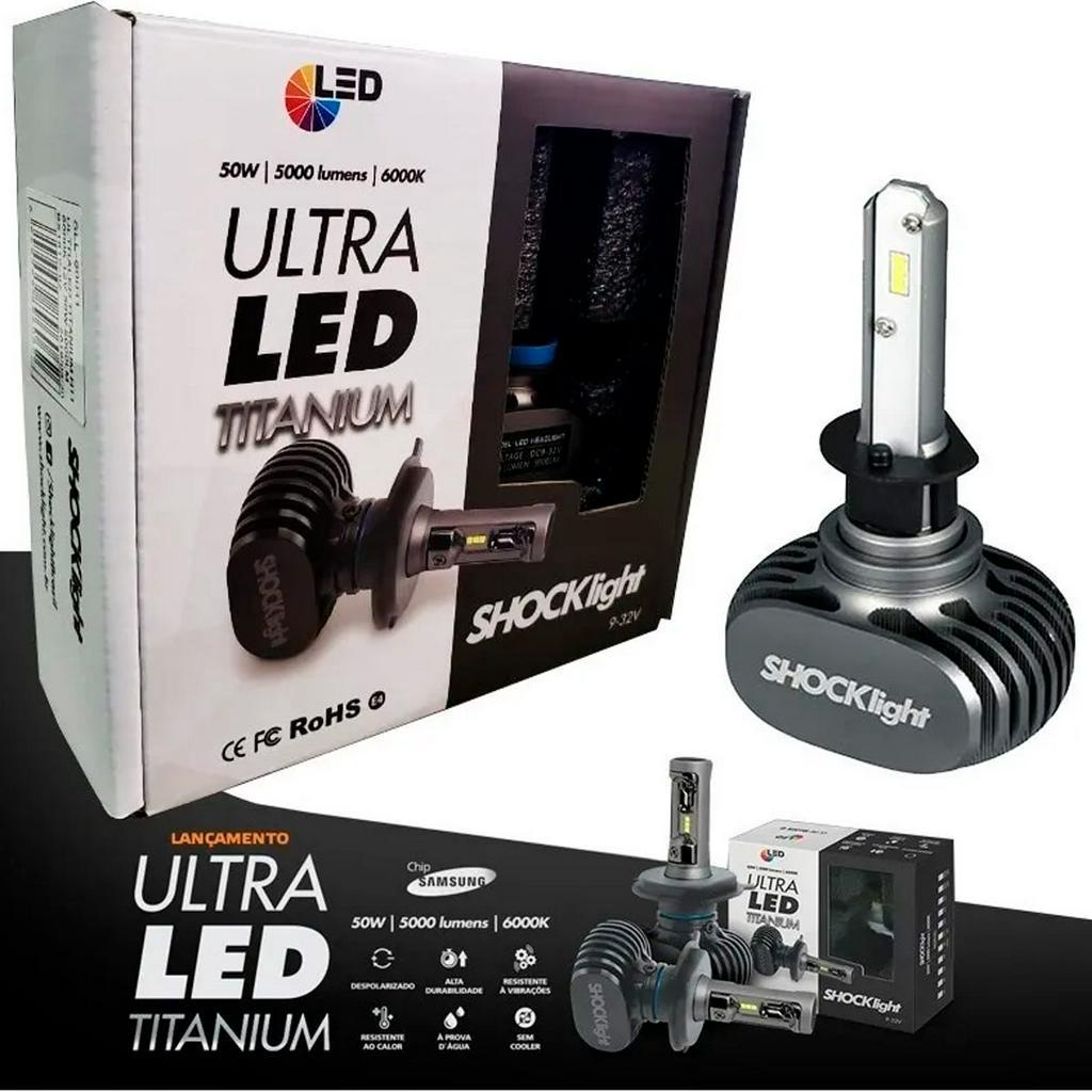 ULTRALED H1 6000K 12V 50W 5000LM | Shopee Brasil