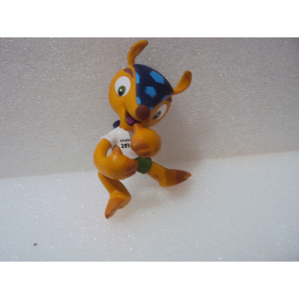 Miniatura Fuleco - Mascote Tatu Copa Mundo Futebol Brasil 2014 7 Cm ...