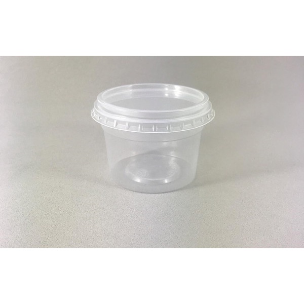 Kit Pote redondo com tampa 140ml c/ 25 unidades - Copobras | Shopee Brasil