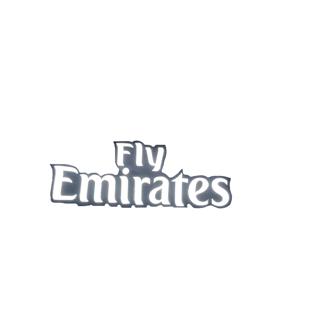 transfer silk patch fly emirates | Shopee Brasil