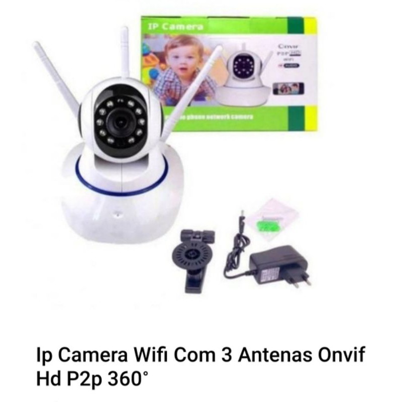 Câmera Wi-Fi 360° | Shopee Brasil