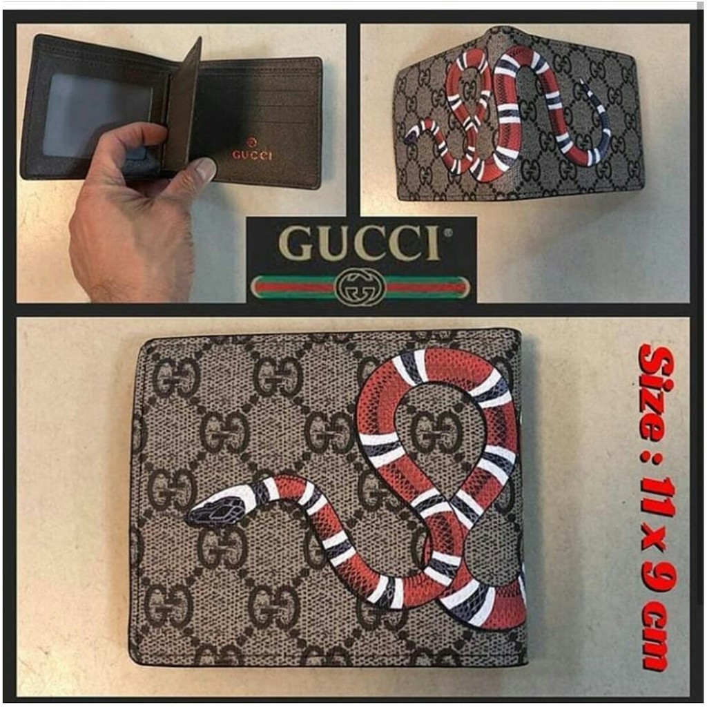 Carteira Gucci Masculina Carteira Gucci Masculina Couro Legítimo