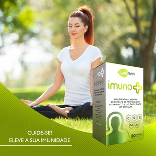 Imuno + 30 Cápsulas Suplemento Alimentar para Reforço à Imunidade ...