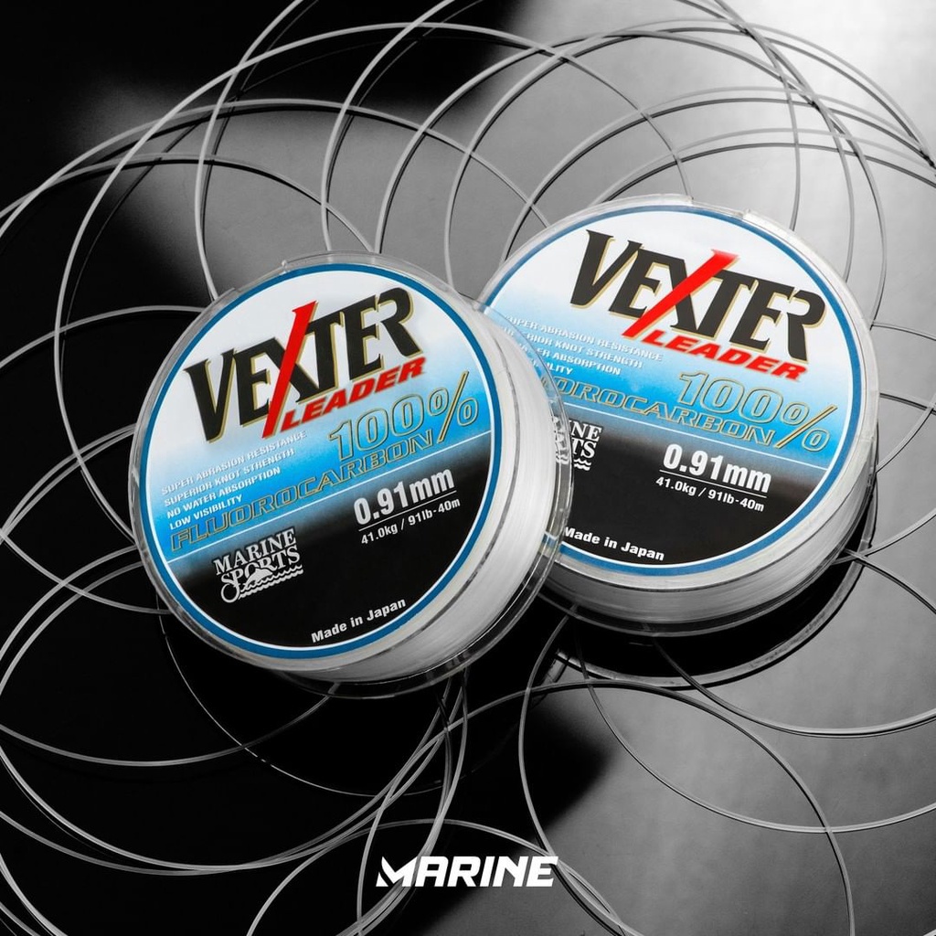 Leader Vexter, 100 % Fluorocarbon, linha para chicote resistente a ...