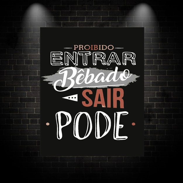 placa decorativa para bar Mdf 20x30 quadros | Shopee Brasil