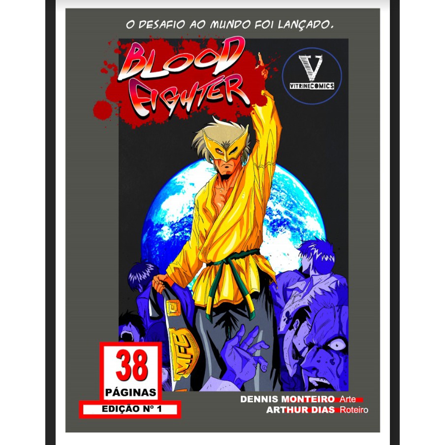 Mangá Blood Fighter #1 | Shopee Brasil