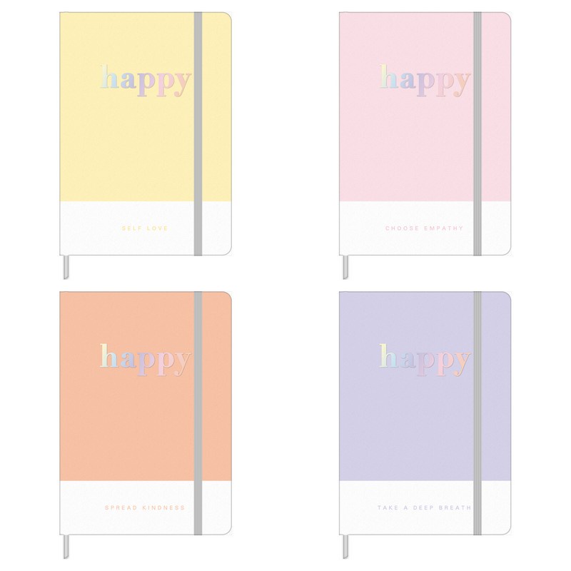 Caderno Happy Sem Pauta Pequeno 90g | Shopee Brasil