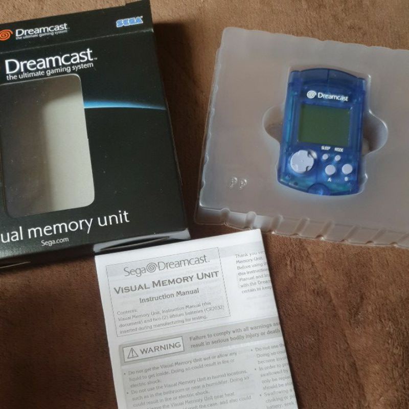VMU Azul Dreamcast NOVO - Escorrega o Preço
