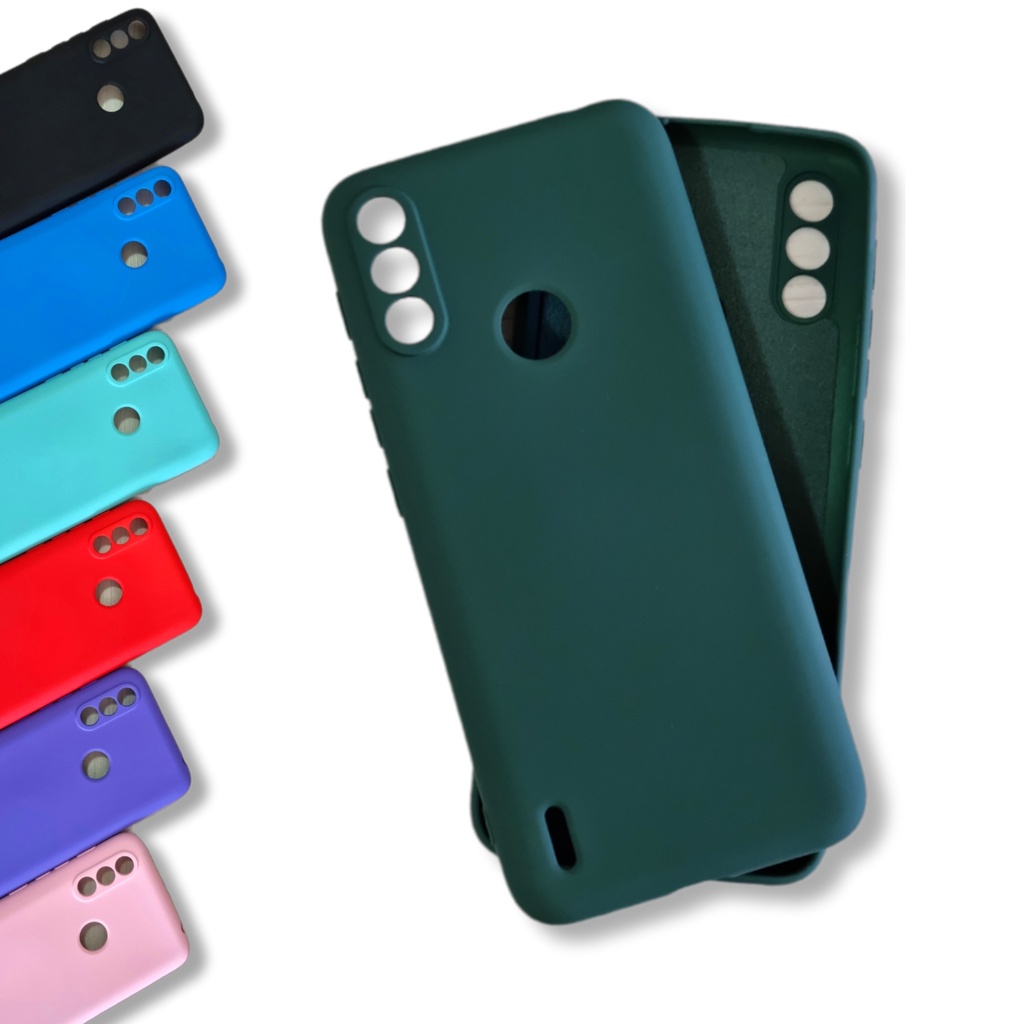 Capa Capinha Case E7 Power / E71 Power silicone aveludada | Shopee Brasil