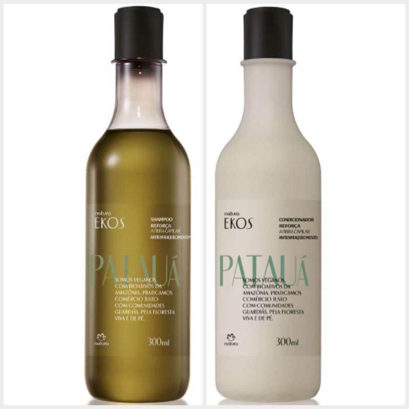 Shampoo Natura Ekos Pataua 300ml + Condicionador Natura Ekos Pataua ...