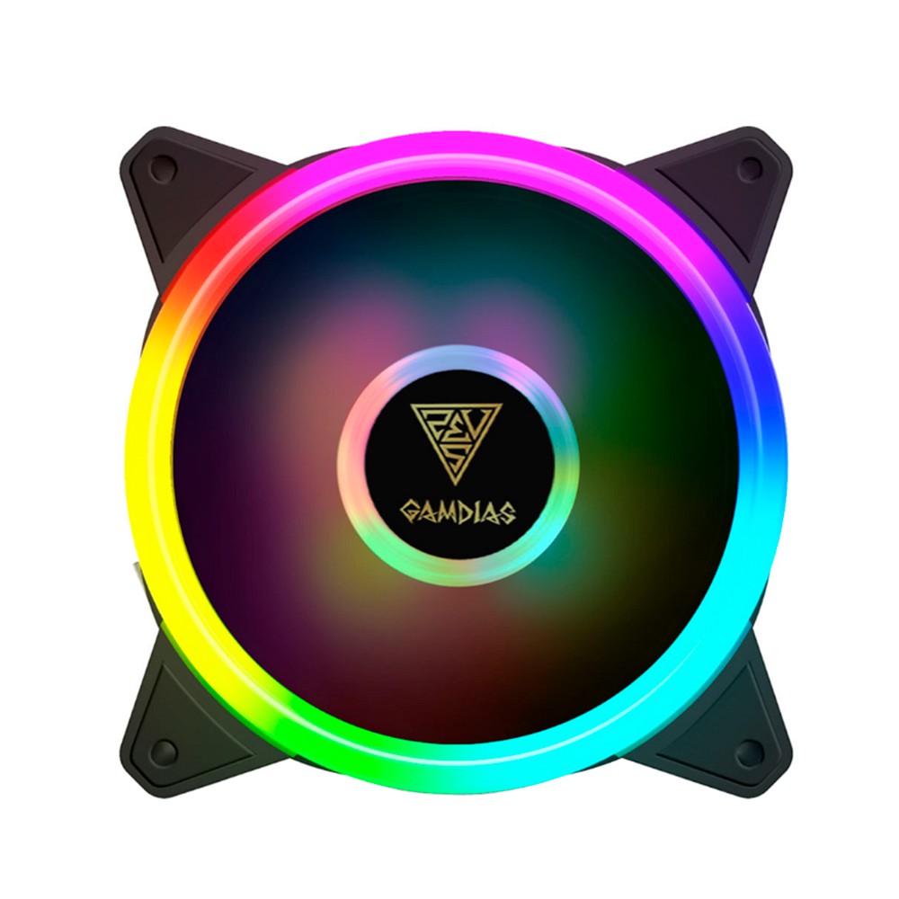 Cooler Fan Gamer Rgb 120mm Gamdias Aeolus M2 1201 5v 3 Pinos Para ...