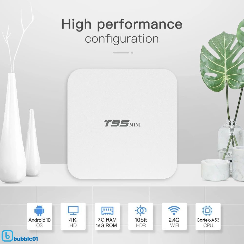 Caixa Tv T95 Mini Android Smart Box 4k Ultra Hd | Shopee Brasil