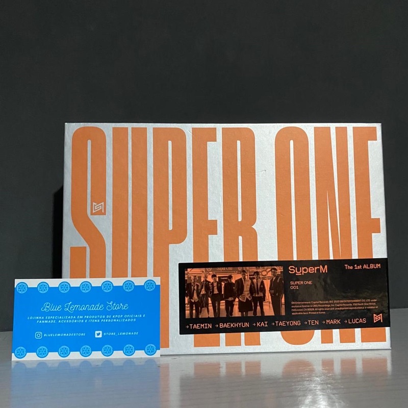 Álbum SUPER ONE SuperM | Shopee Brasil