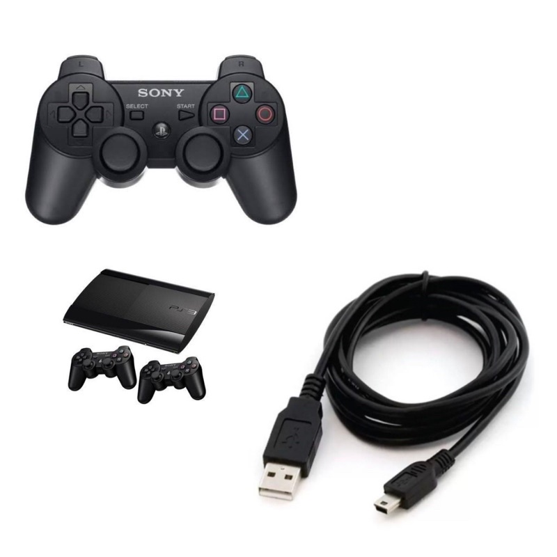 Cabo V3 de Dados Para Carregar Controle Ps3 Caixa de Som USB X Mini USB ...