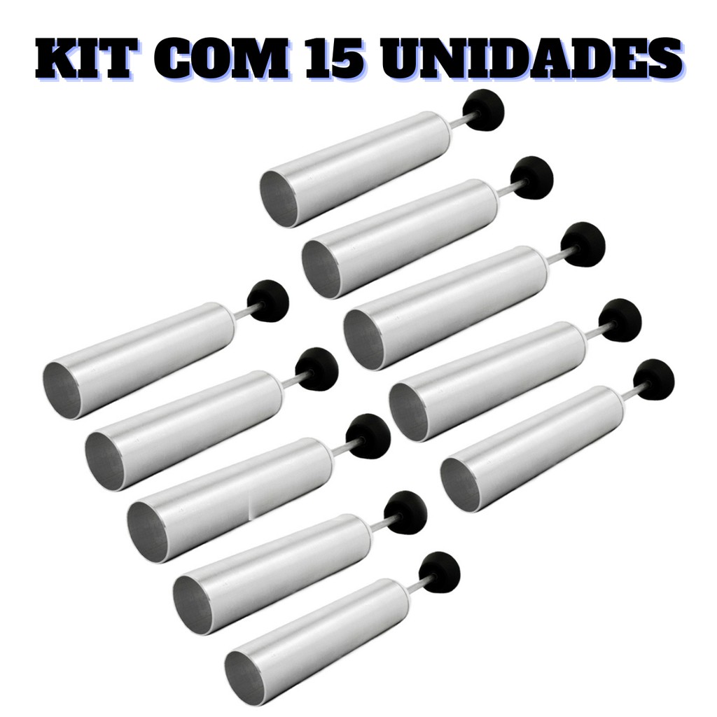 Kit com 15 Modelador Molde Para Fazer Kafta Cafita Aluminio Churrasco ...