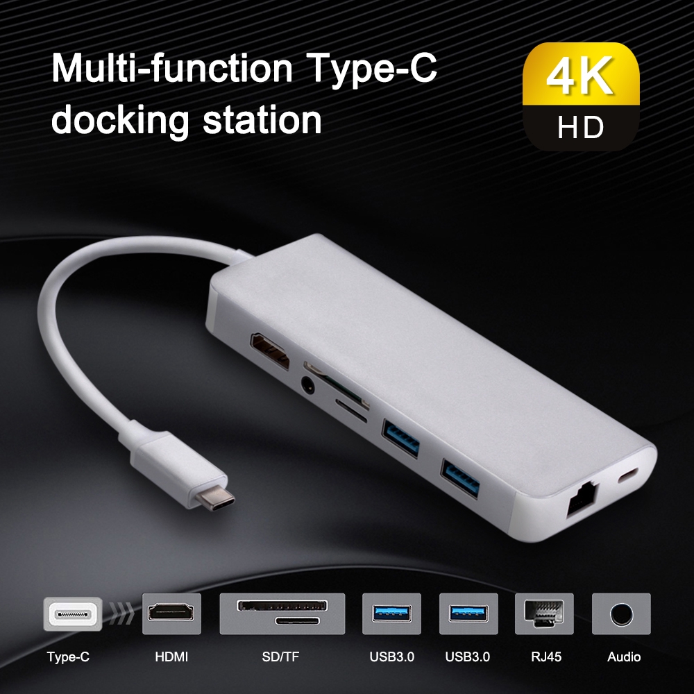 SD/Micro SD Card Reader for Windows Audio Laptop Docking Station 100W ...