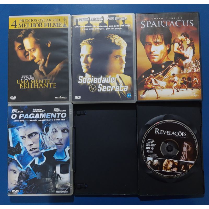 Kit 5 dvds Filmes de Ação/Drama | Shopee Brasil