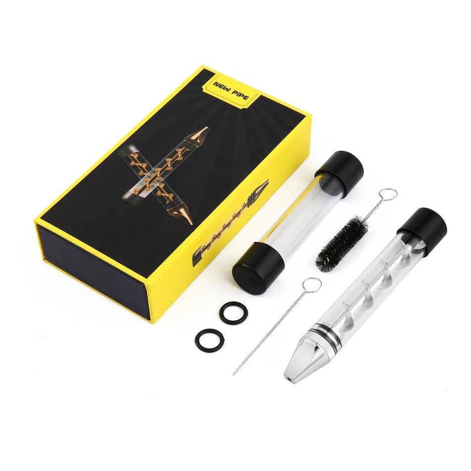 Mini Cachimo De Vidro Torcido Sem Corte Com Disposivo De Fumo Curado De ...