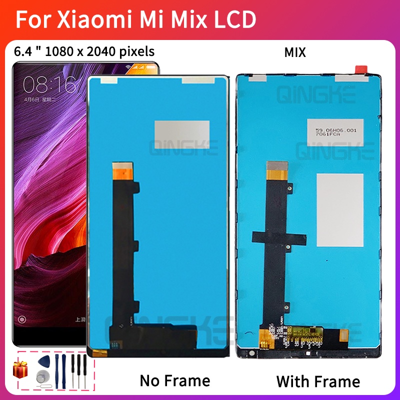 Xiaomi 6.4 " Display LCD Original Mix Para Xiao Mi X Screen Toque Digitador Assembléia 1 Com ...