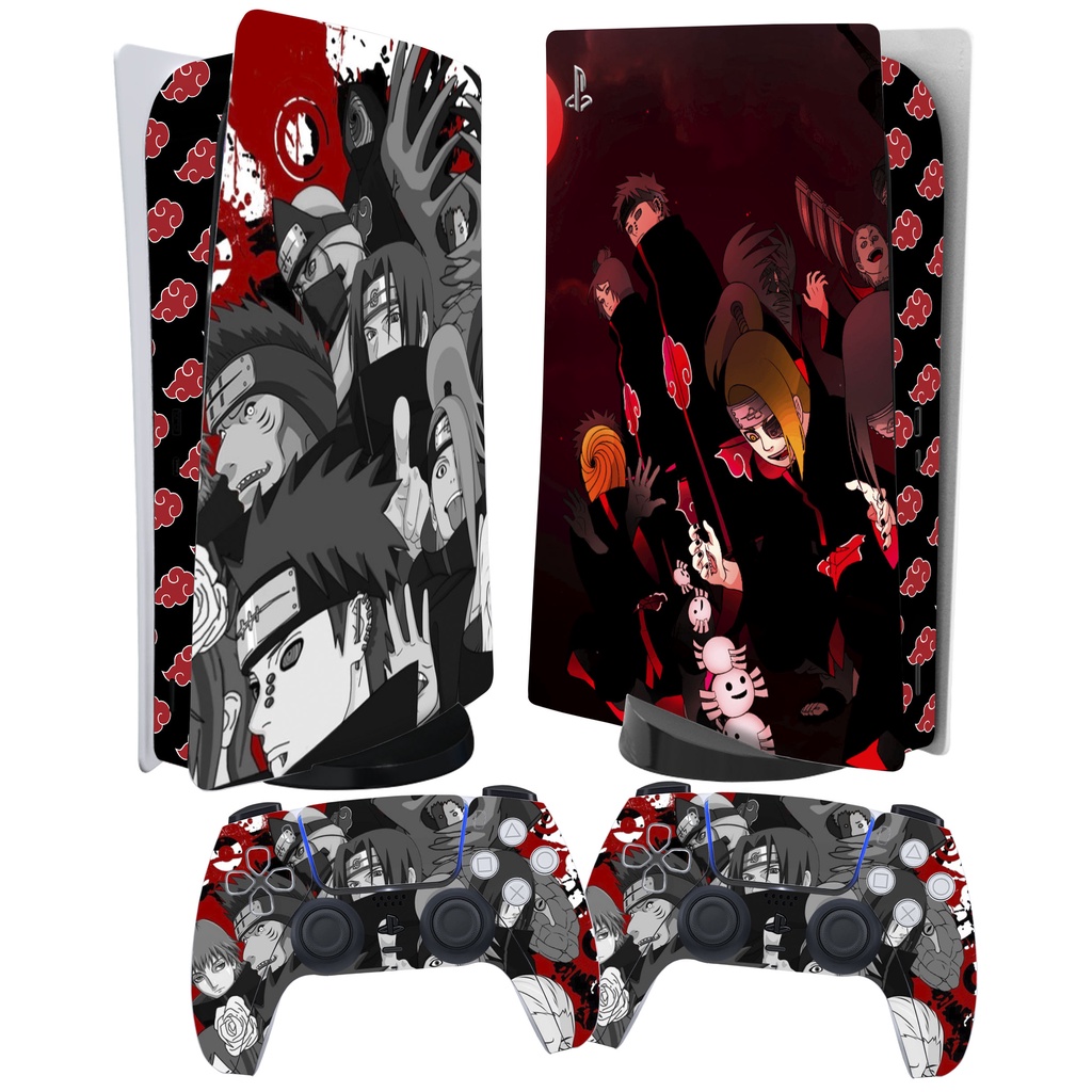 197 - Skin PS5 Digital Console - Akatsuki - Naruto | Shopee Brasil