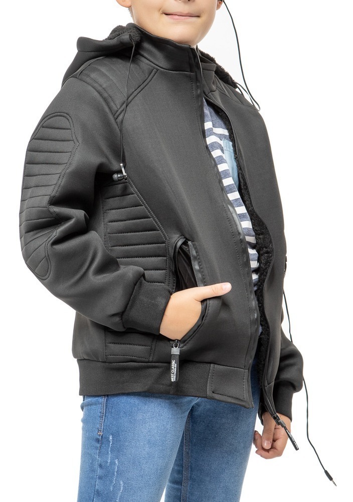 Jaqueta Juvenil Masculina Neoprene Com Fone De Ouvido Shopee Brasil