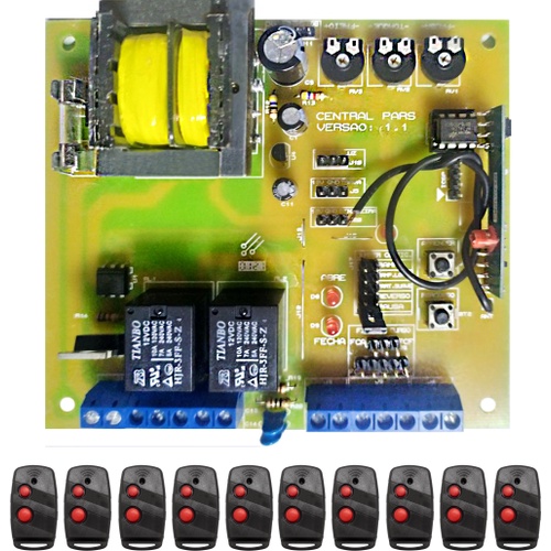KIT - CENTRAL DE COMANDO IDEALSE PARS + 10 CONTROLES CODE LEARNING 5003 ...