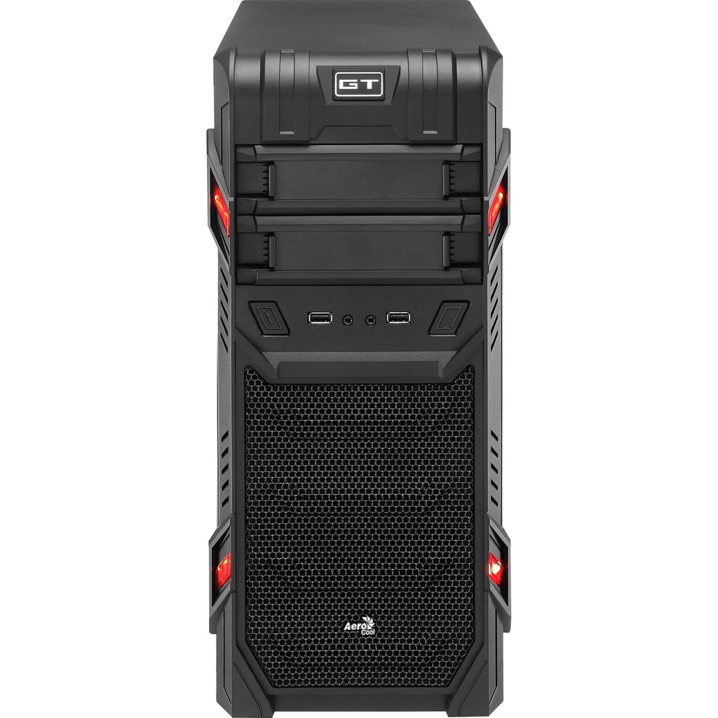 GABINETE GAMER MID TOWER AEROCOOL GT WINDOW EN58683 PRETO | Shopee Brasil