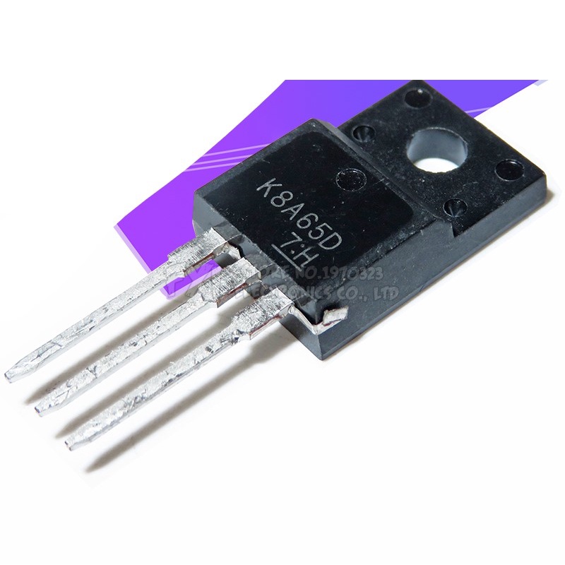 Transistor K8a65d To220 8A65D Fairchild 8A65 Original | Shopee Brasil