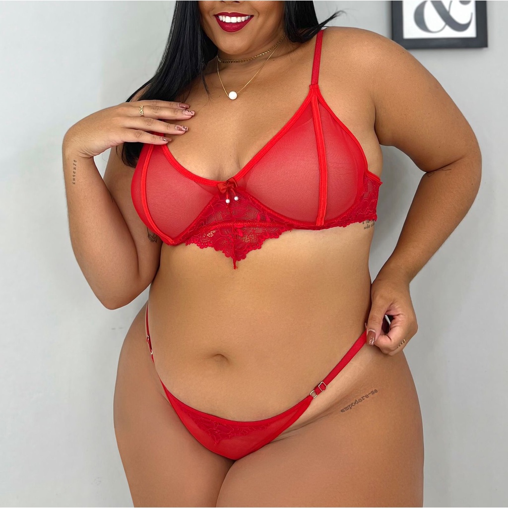 Conjunto Plus Size Sexy | Shopee Brasil