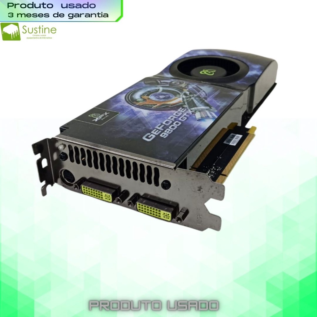 Placa de video XFX NVIDIA GeForce 9800GT 512MB GDDR3 256-bit | Shopee Brasil