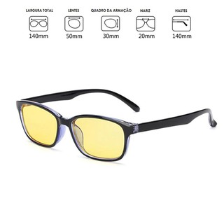 Óculos Blue Ray Blocker Anti Fadiga Visual Anti Insônia Filtra Luz Azul ...