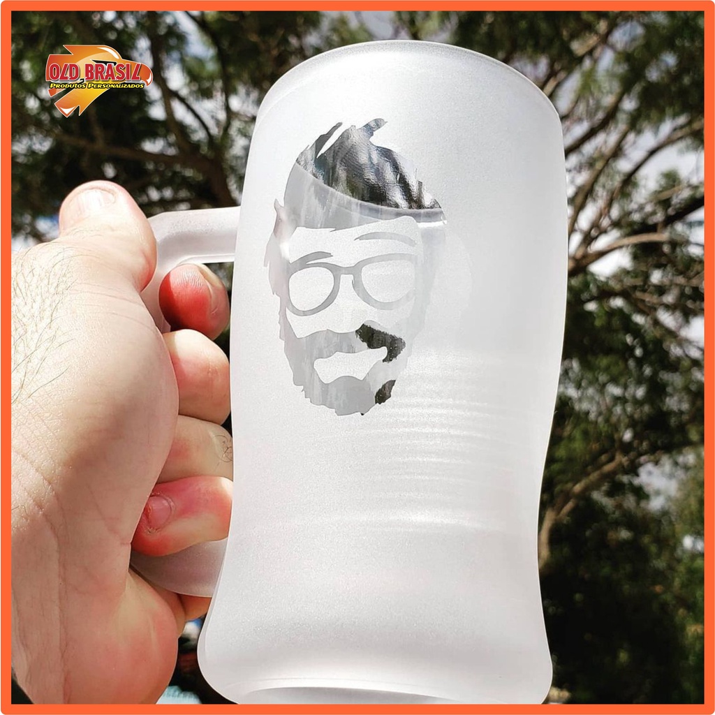 Caneca de Chopp Taberna 340 ml - Vidro - Personalizada (FOSCA) | Shopee Brasil