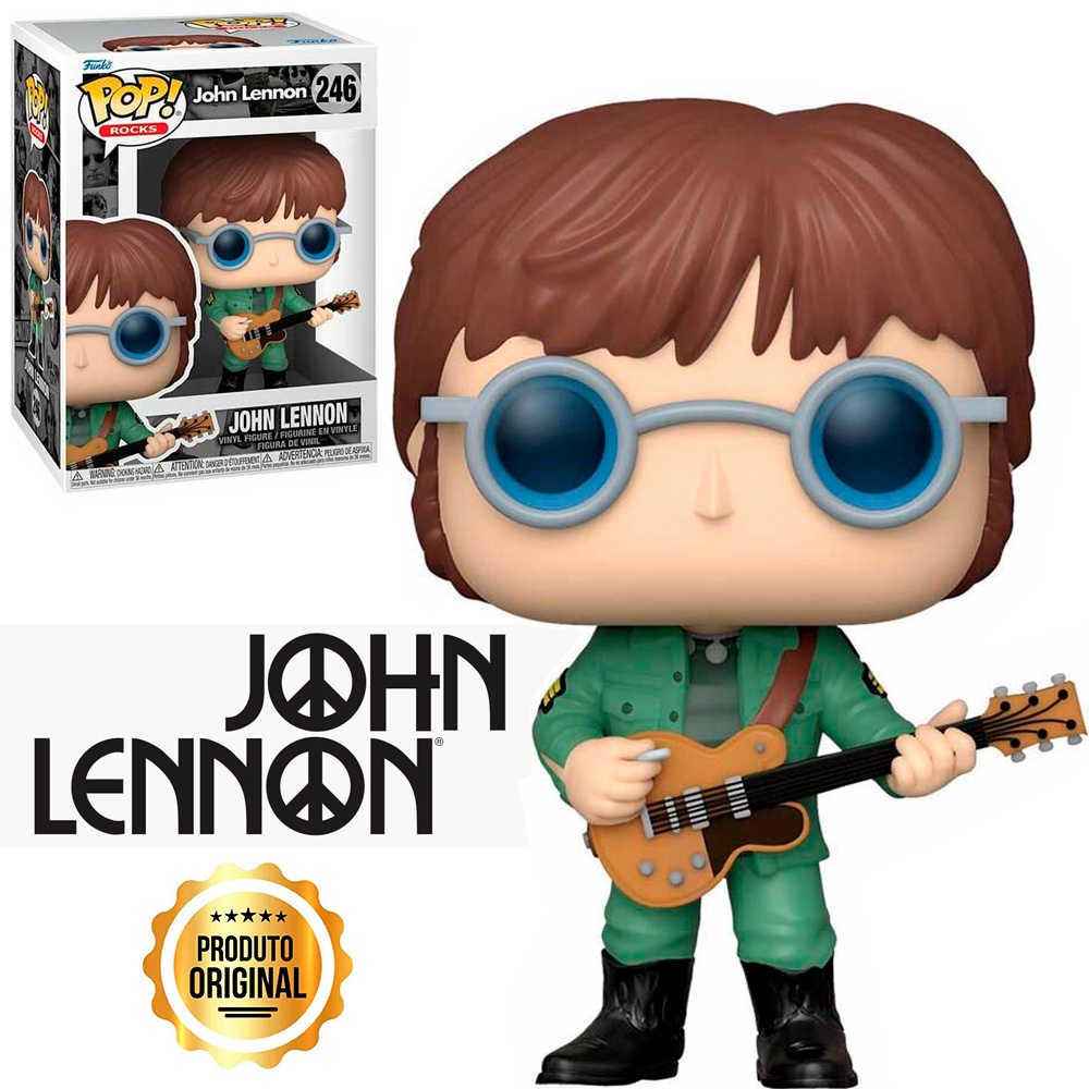 Funko Pop! Rocks - John Lennon - Original 246 | Shopee Brasil