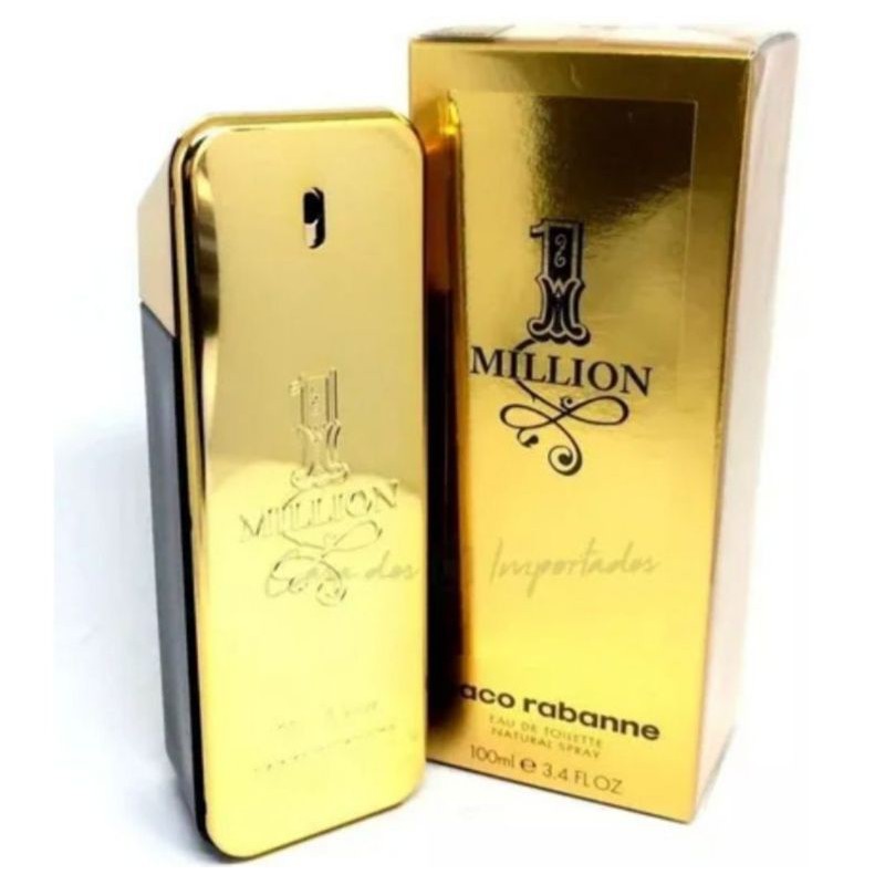 Perfume One Million Edt 100ml Paco Rabanne Original e Lacrado 1 million ...