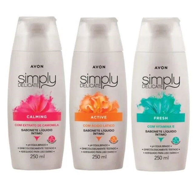 Sabonete Intimo Liquido Desodorante Simply Delicate Avon | Shopee Brasil