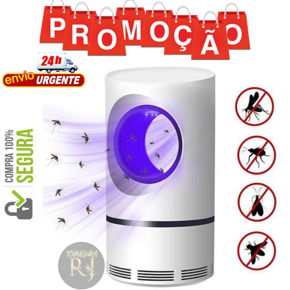 Mosquiteiro Elétrico USB LED Repelente Armadilha Mata Mosquito Moscas ...