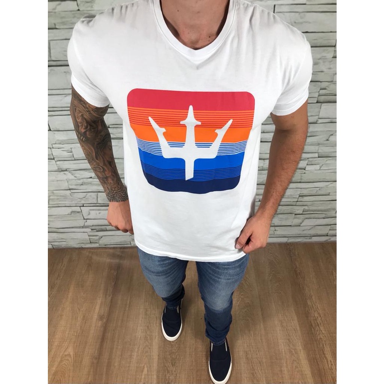 Camiseta branca Osklen GG | Shopee Brasil