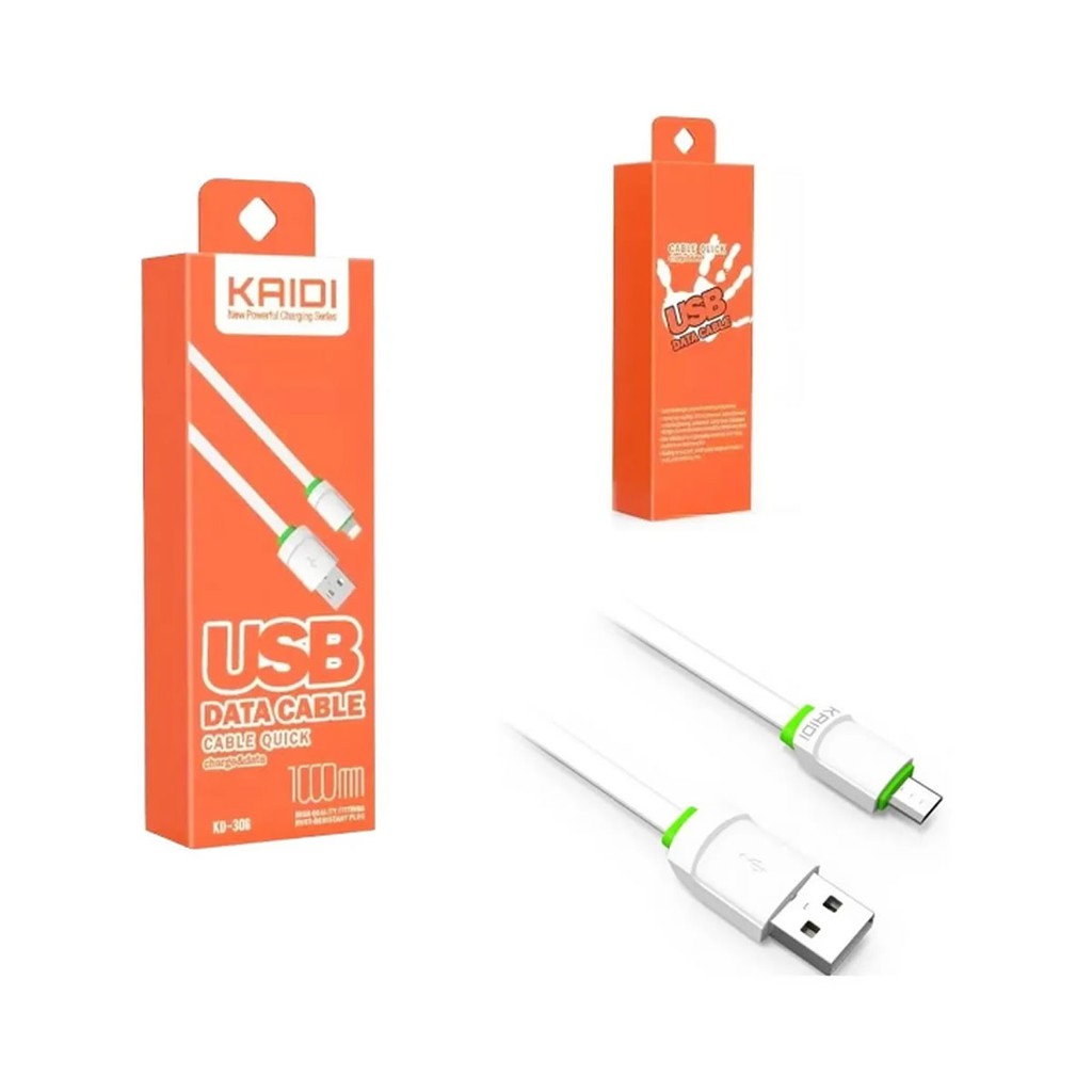 Cabo de Carregamento e Dados USB tipo C KAIDI Original Alta Qualidade ...