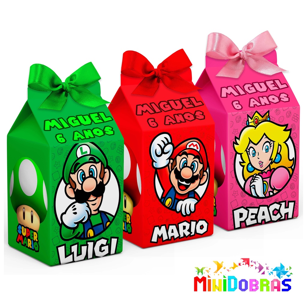 Caixa Milk Super Mario Bros | Shopee Brasil