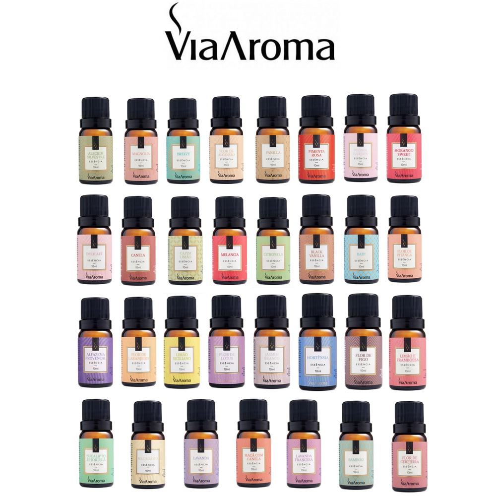 Essência Via Aroma 10ml Clássica ORIGINAL Para Aromatizador de Ambiente - As TOP mais vendidas ...