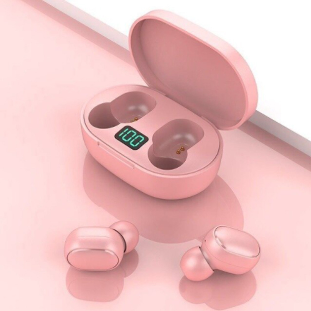 Mini Fone de Ouvido Bluetooth Rosa | Shopee Brasil