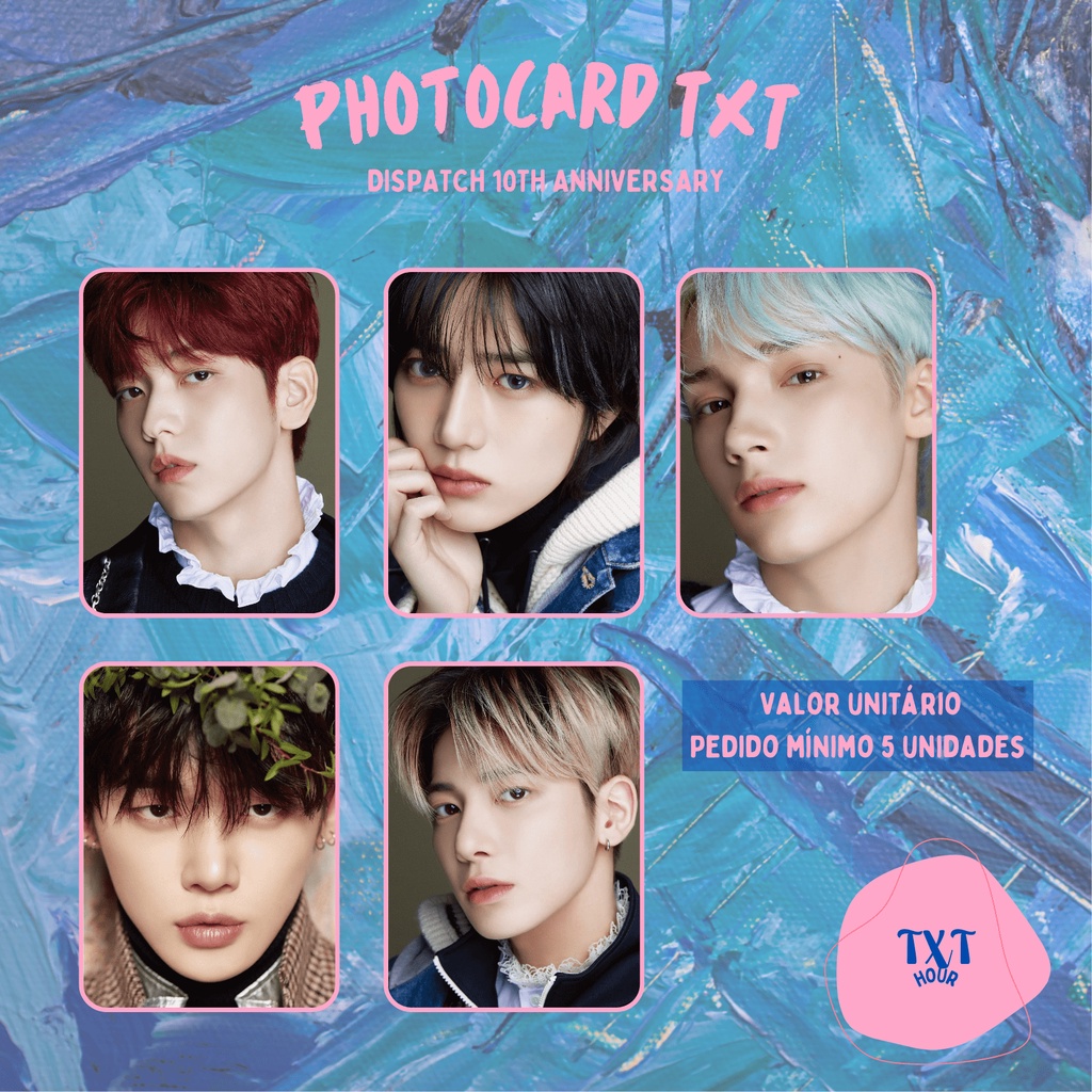 PHOTOCARD TXT (TOMORROW X TOGETHER) DISPATCH 10TH ANNIVERSARY | kpop ...