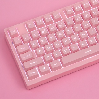 Teclado Rosa Gamer Com Fio Usb Claro Led 104 Teclas Para Pc Portátil ...