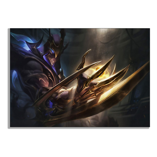 Placa Quadro Decorativo Zed Darkness Moba League Of Legend | Shopee Brasil