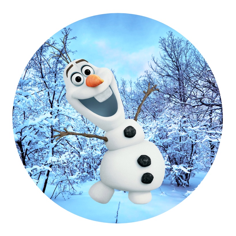 Painel Olaf Redondo 1,5 Em Tecido Sublimado | Shopee Brasil