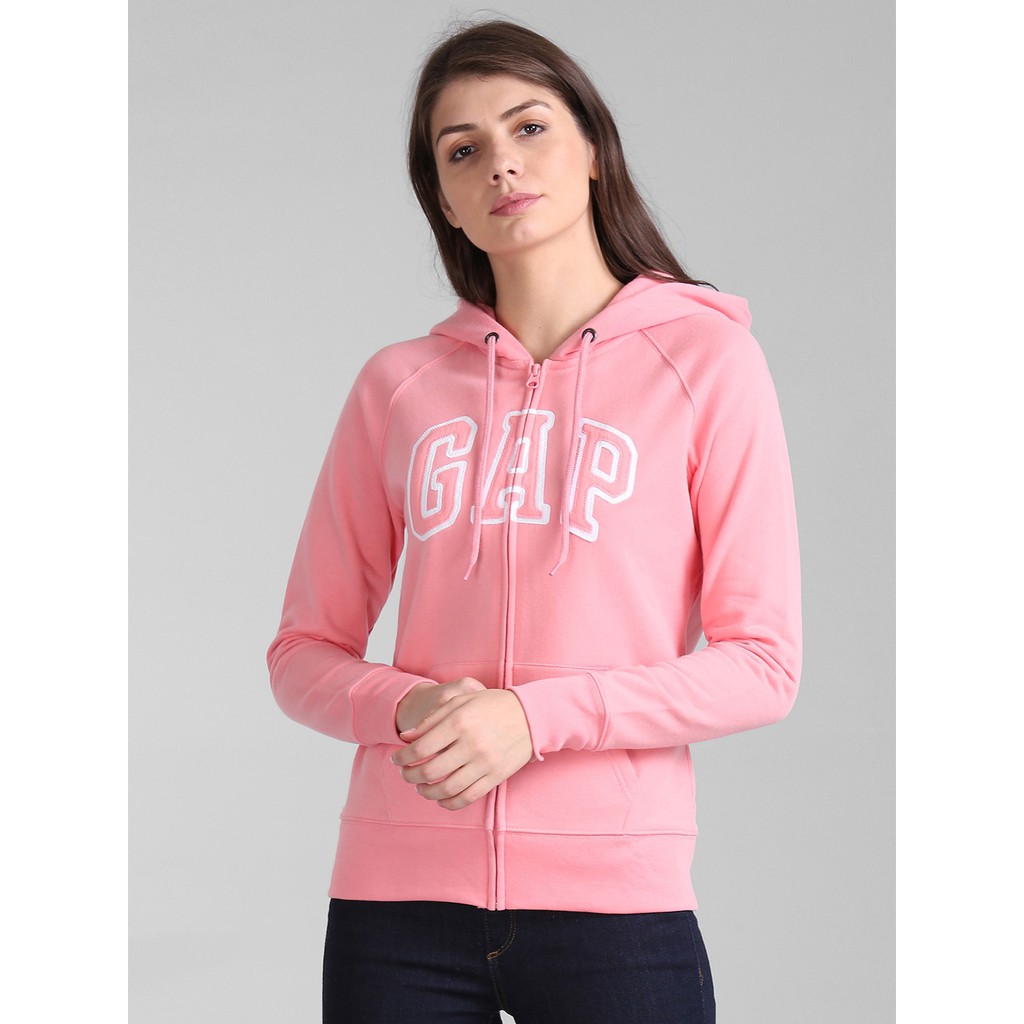 Moletom Gap Com Ziper Feminino Rosa 100% Original Promoção | Shopee Brasil